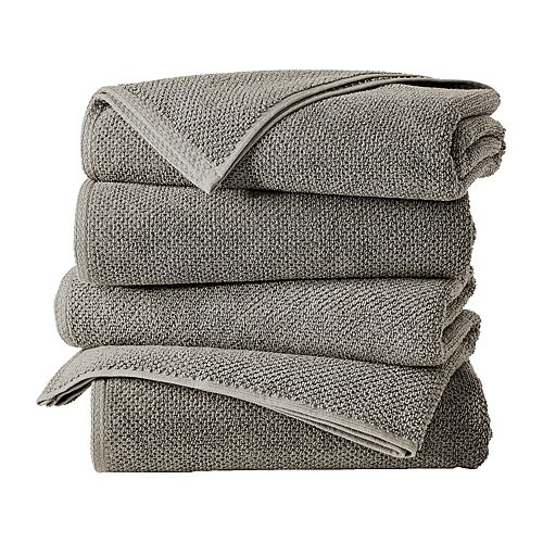 Click here for Linery Cotton Quick-Dry Loop Textured 4 Pc Bath To... prices