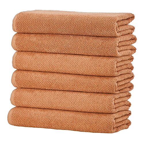 Click here for Linery Cotton Quick-Dry Loop Textured 6 Pc Hand To... prices