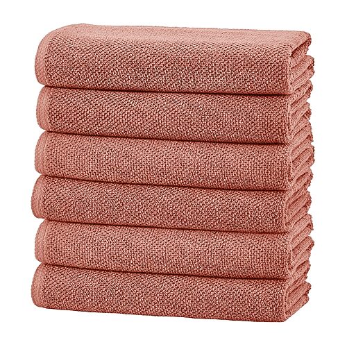 Click here for Linery Cotton Quick-Dry Loop Textured 6 Pc Hand To... prices