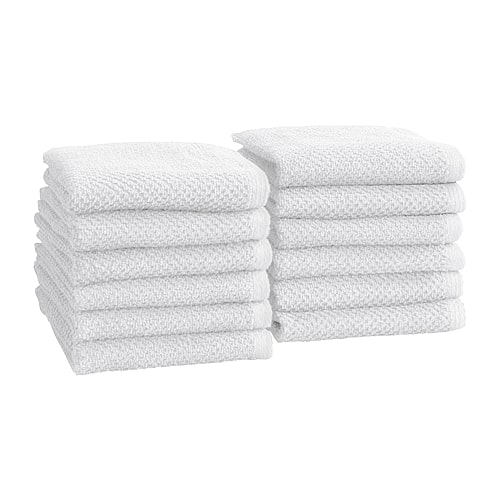 Click here for Linery Cotton Quick-Dry Loop Textured 12 Pc Washcl... prices
