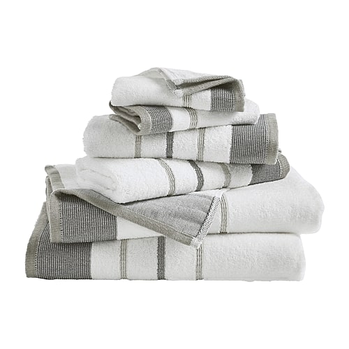 Click here for Luxury Cotton 6 Pc Decorative Towel Set  One Size... prices