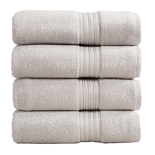 Click here for Linery 4-pc. Quick Dry Bath Towel  One Size  Gray prices
