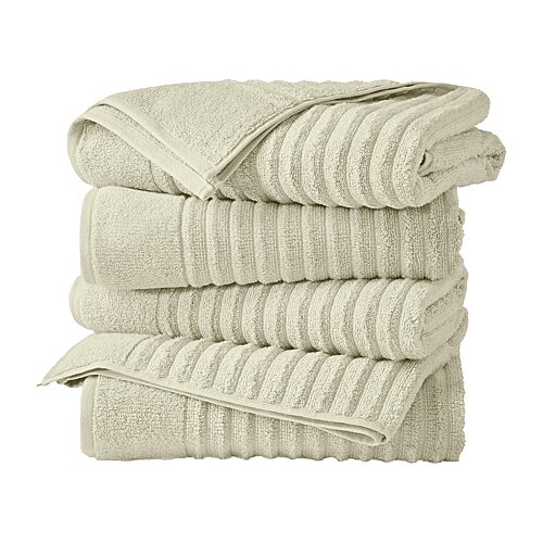 Click here for Linery Luxurious Cotton 4 Pk Bath Towel Set  One S... prices