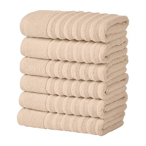 Click here for Linery Luxurious Cotton 6 Pk Hand Towel Set  One S... prices