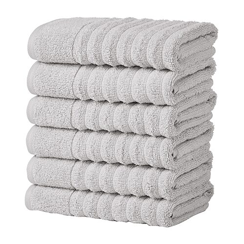 Click here for Linery Luxurious Cotton 6 Pk Hand Towel Set  One S... prices