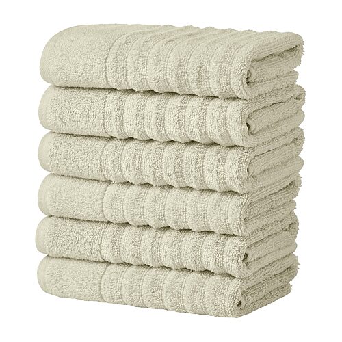 Click here for Linery Luxurious Cotton 6 Pk Hand Towel Set  One S... prices