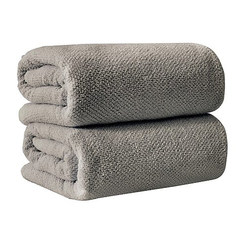 Click here for Linery Cotton Oversized 2-pc. Bath Sheet  One Size... prices