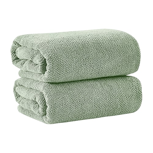 Click here for Linery Cotton Oversized 2-pc. Bath Sheet  One Size... prices