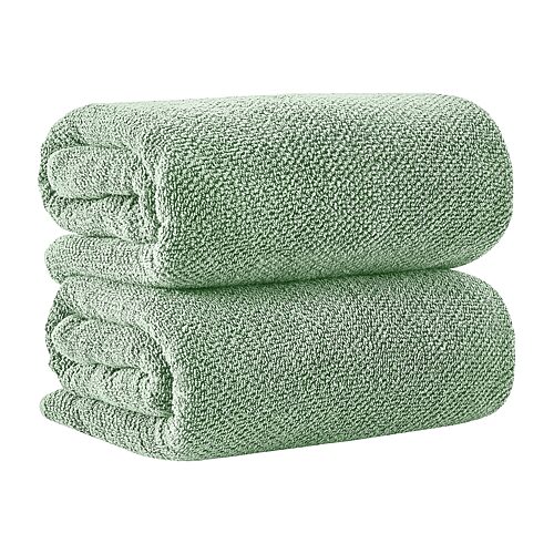 Click here for Linery Cotton Oversized 2-pc. Bath Sheet  One Size... prices