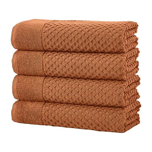 Click here for Linery Cotton Quick-Dry Textured 4 Pc Bath Towels... prices