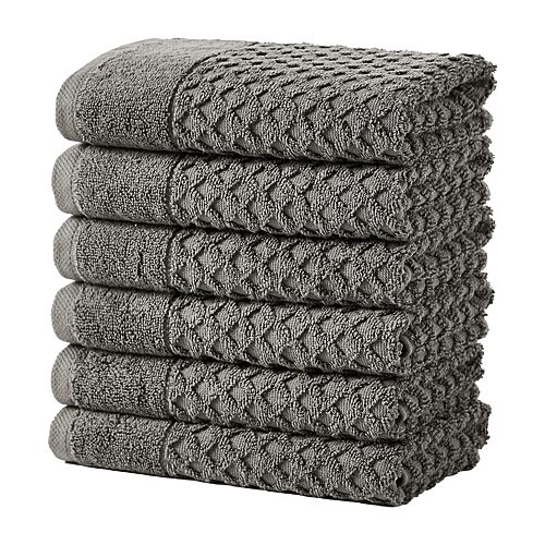 Click here for Linery Cotton Quick-Dry Textured 6 Pc Hand Towels... prices