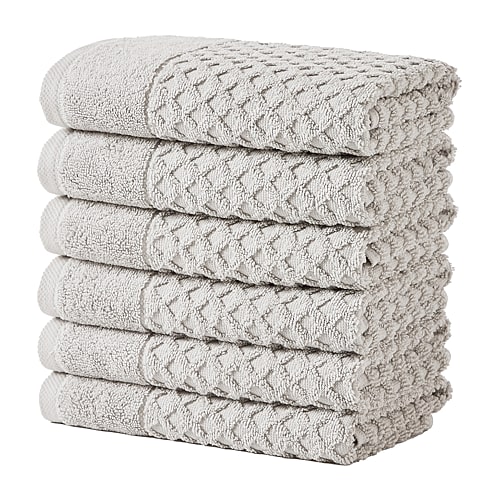 Click here for Linery Cotton Quick-Dry Textured 6 Pc Hand Towels... prices