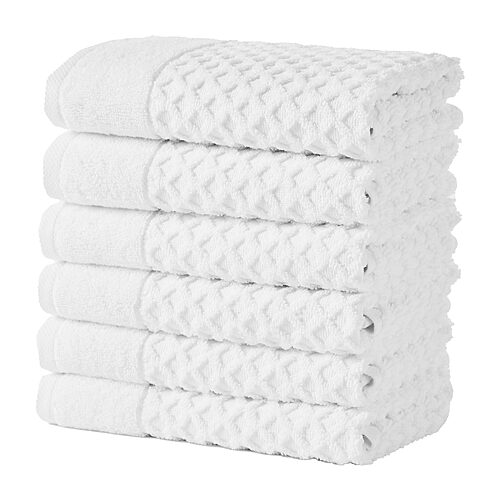 Click here for Linery Cotton Quick-Dry Textured 6 Pc Hand Towels... prices
