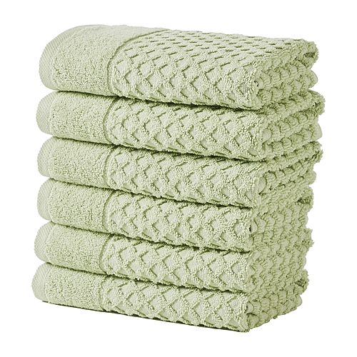 Click here for Linery Cotton Quick-Dry Textured 6 Pc Hand Towels... prices