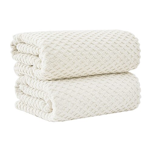 Click here for Linery Cotton Waffle Oversized 2-pc. Bath Sheet  O... prices