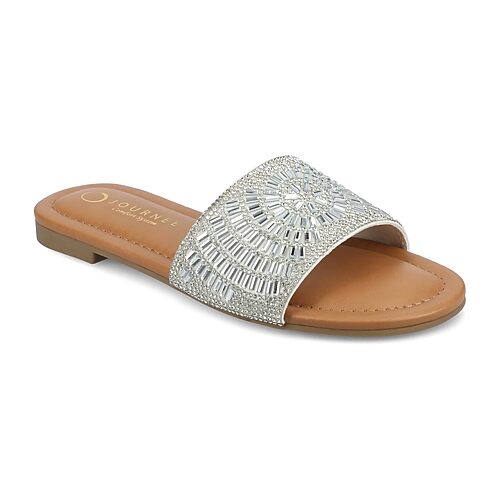 Click here for Journee Collection Womens Maria Flat Sandals  9 1/... prices