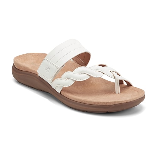 Click here for Easy Spirit Womens Waren Asymmetrical Flat Slip-On... prices