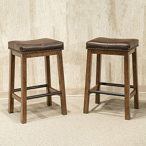 Click here for Taos 24 Stool - Set of 2  One Size  Brown prices