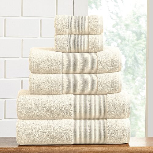 Click here for Aircloud 6-pc. Quick Dry Solid Bath Towel Set  One... prices