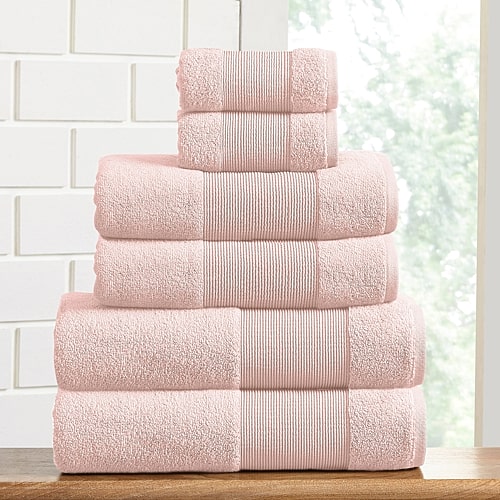 Click here for Aircloud 6-pc. Quick Dry Solid Bath Towel Set  One... prices