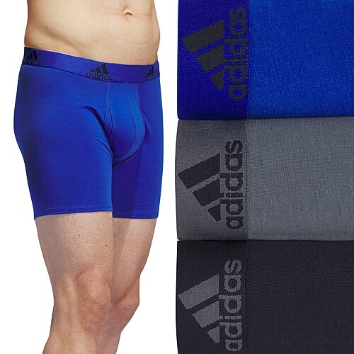 Click here for adidas Stretch Cotton Mens 3 Pack Boxer Briefs 515... prices