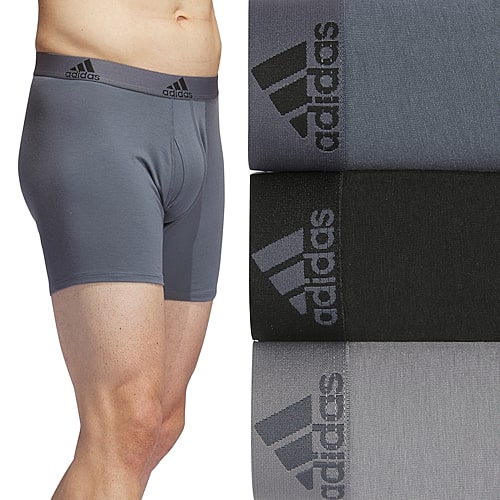 Click here for adidas Stretch Cotton Mens 3 Pack Boxer Briefs 515... prices