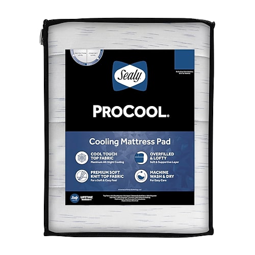 Click here for Sealy ProCool Mattress Pad  One Size  White prices