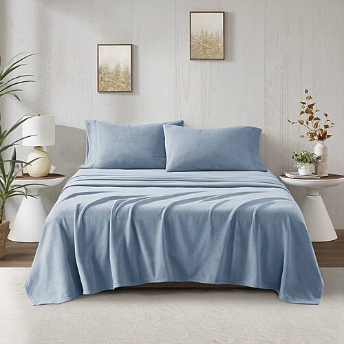 Click here for Madison Park Micro-Fleece 4-Pc. Sheet Set  King -... prices
