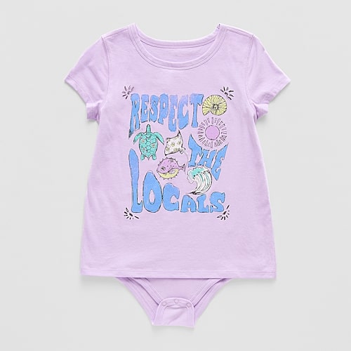 Click here for Thereabouts Little & Big Kid Girls Crew Neck Short... prices
