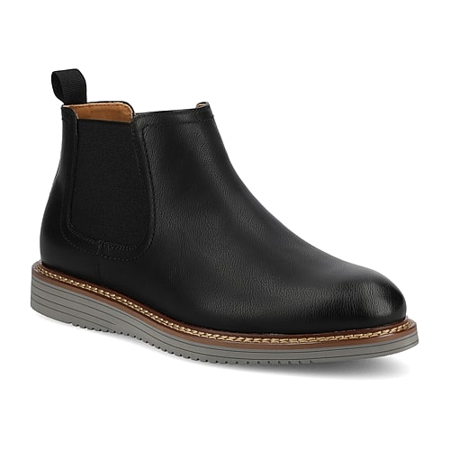 Click here for Vance Co. Mens Salter Comfort Chelsea Boot - Black prices