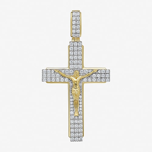 Click here for Cross (F / Si2) Mens 1 1/2 CT. T.W. Lab Grown Whit... prices