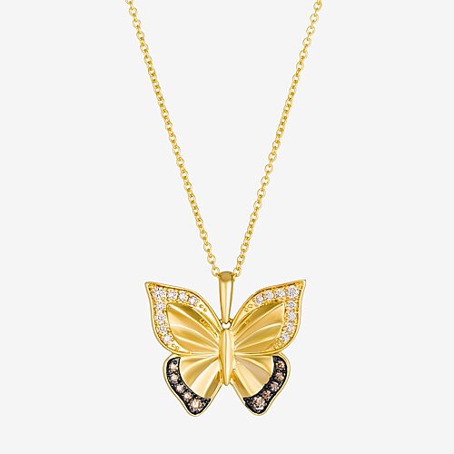 Click here for Levian Corp Butterfly Womens 1/4 CT. T.W. Natural... prices