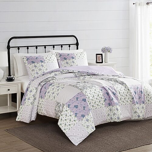 Click here for Cannon Elissa Patchwork 3pc. Comforter Set prices