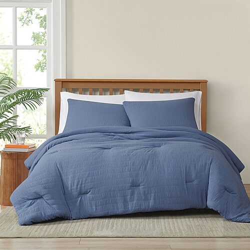 Click here for Truly Soft Crinkle Garment Wash 3pc. Comforter Set prices