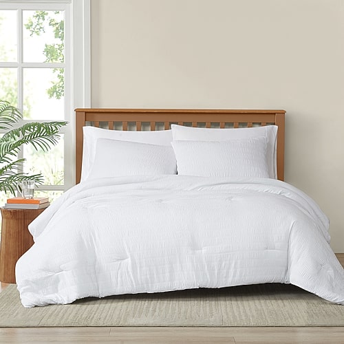 Click here for Truly Soft Crinkle Garment Wash 3pc. Comforter Set prices