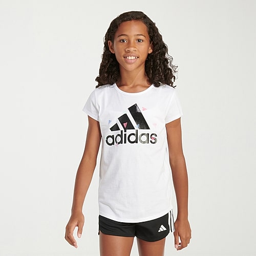 Click here for adidas Big Kid Girls Crew Neck Short Sleeve Regula... prices