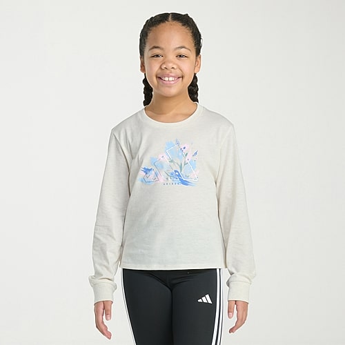 Click here for Girls (7-16) adidas(R) Long Sleeve Floral Logo Hea... prices