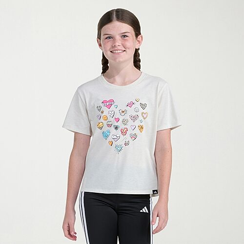 Click here for adidas Big Kid Girls Crew Neck Short Sleeve Regula... prices