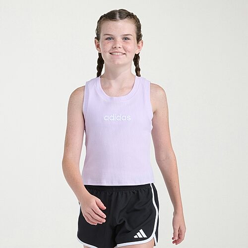 Click here for adidas Big Kid Girls Crew Neck Embroidered Sleevel... prices