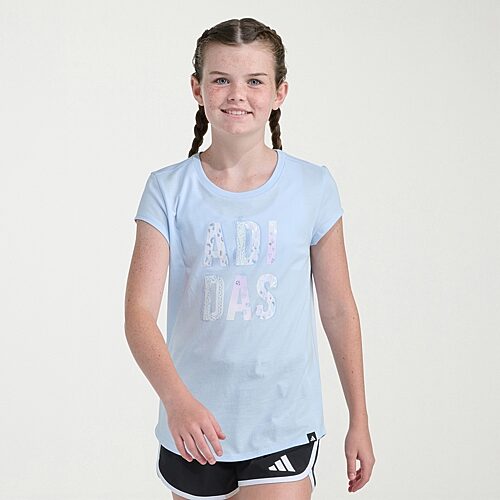 Click here for Girls (7-16) adidas(R) Cheetah Short Sleeve Graphi... prices