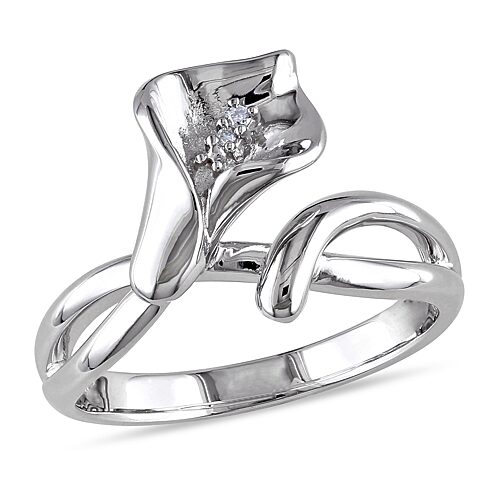Click here for Womens Diamond Accent Natural White Diamond Sterli... prices