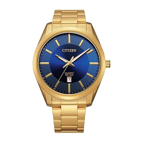 Click here for Citizen Quartz Mens Gold Tone Stainless Steel Brac... prices