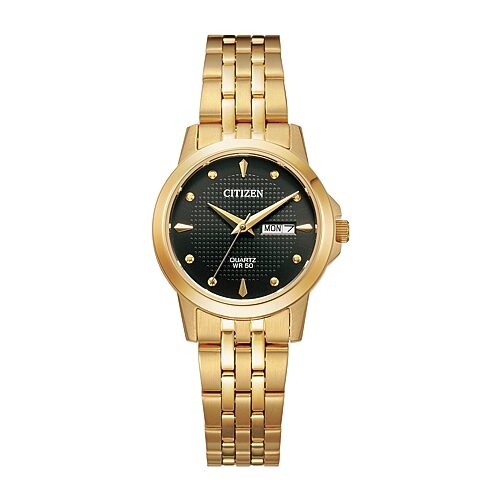 Click here for Citizen Quartz Womens Gold Tone Stainless Steel Br... prices