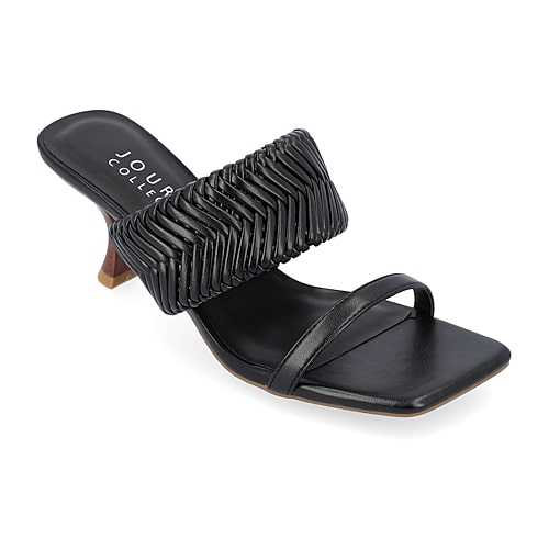 Click here for Journee Collection Monyka Womens Square Open Toe S... prices