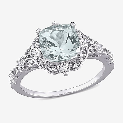 Click here for Modern Bride Gemstone Womens Diamond Accent Genuin... prices