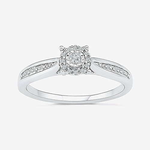 Click here for Promise My Love Womens Diamond Accent Natural Whit... prices