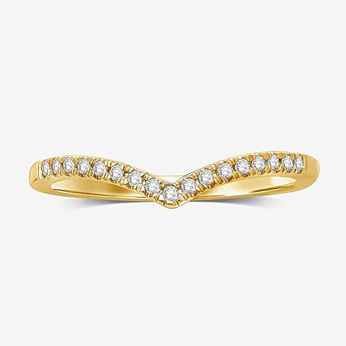 Click here for 1/10 CT.T.W. Natural Diamond 10K or 14K Gold Chevr... prices