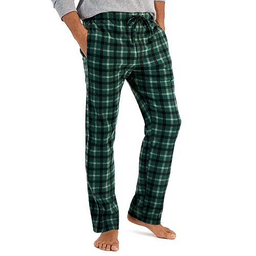 Click here for Hanes Mens Fleece Pajama Pants  Large  Green prices