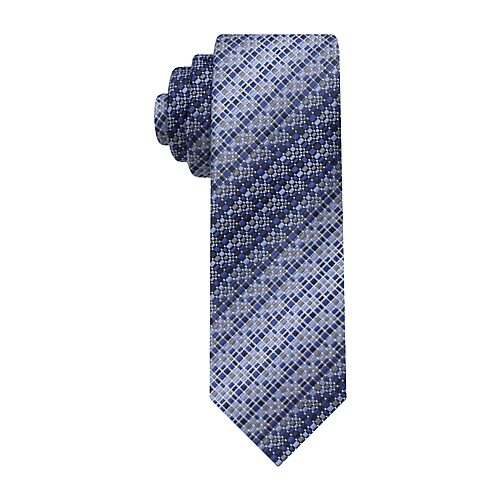 Click here for Van Heusen Traveler Geometric Tie  One Size  Blue prices