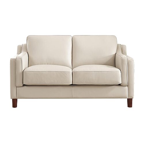 Click here for Bella Upholstered Loveseat  One Size  White prices